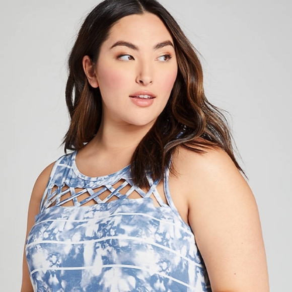 Lane Bryant | Tops | Nwt Lane Bryant Active Crisscrossyoke Tank | Poshmark